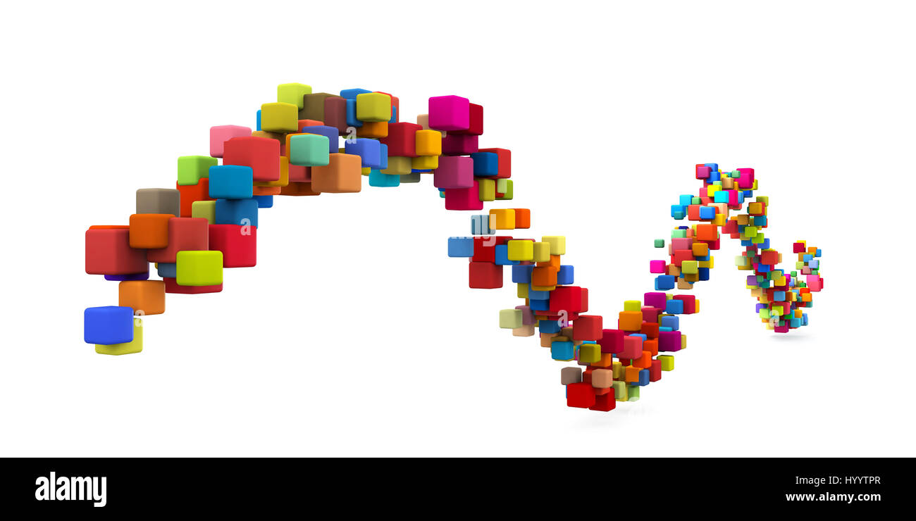 Background Design with Colorful Rainbow Blocks as Art Stock Photo - Alamy