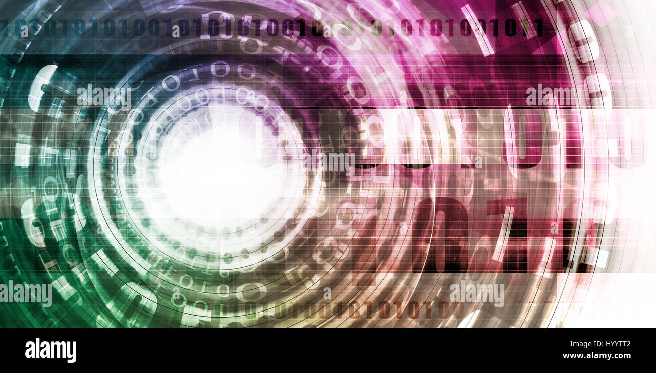 Futuristic Technology Portal with Digital Disruptive Technologies Stock ...