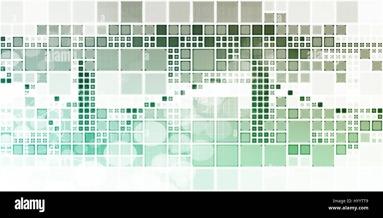 Block Abstract Background with Dynamic Digital Theme Art Stock Photo ...