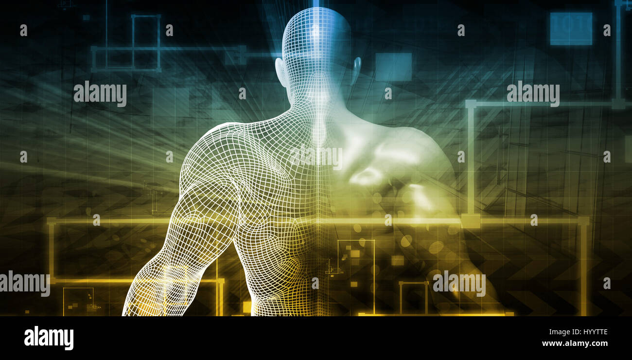 Technology Network with Futuristic Graph Chart Concept Stock Photo - Alamy