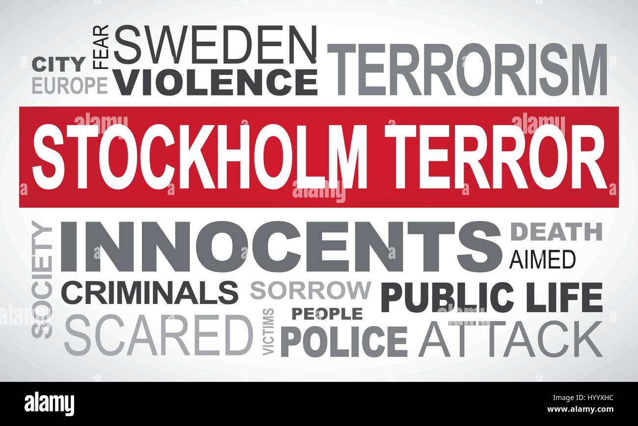 Stockholm terrorism Stock Vector Images - Alamy