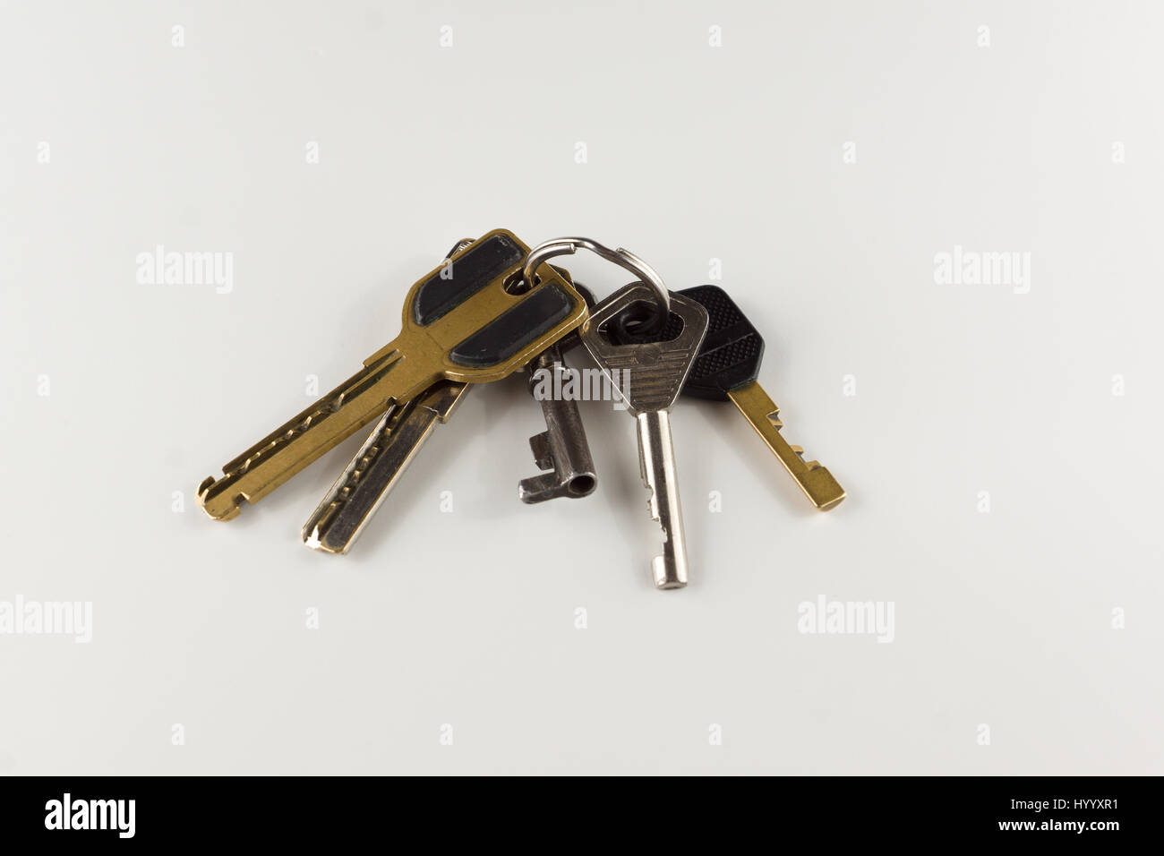 the bunch of different keys from the door locks Stock Photo - Alamy