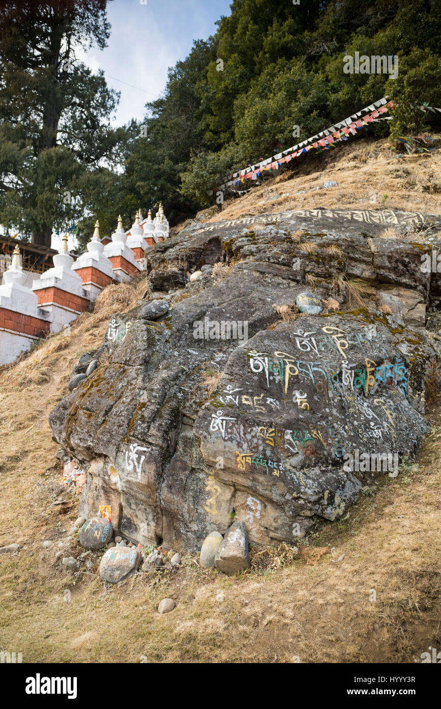Buddhist inscriptions on stone hi-res stock photography and images - Alamy
