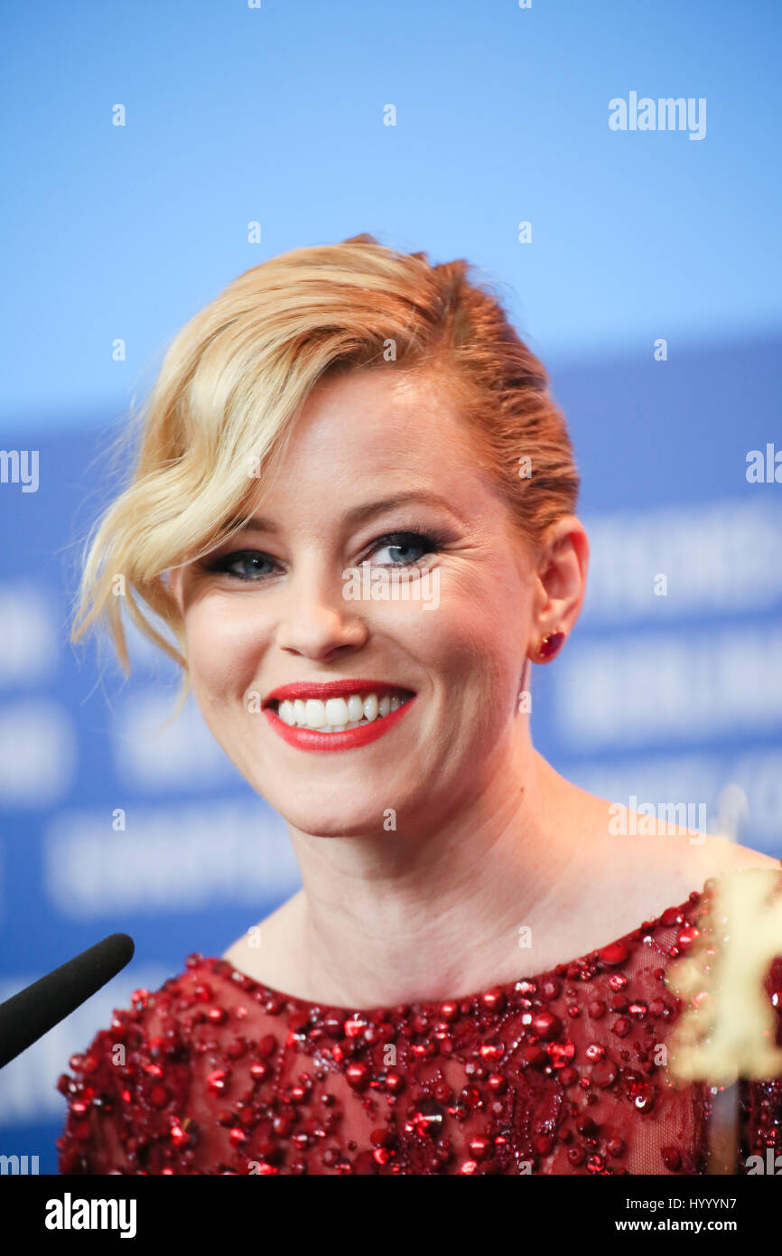 Berlin, Germany, February 8th, 2015: Elizabeth Banks, Paul Dano and ...