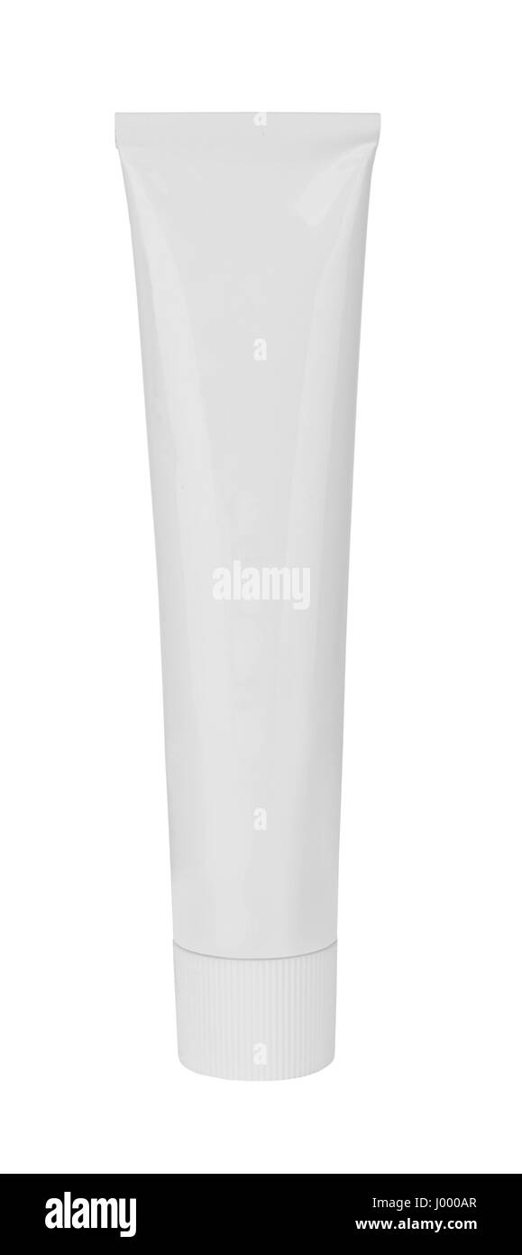 A tube of toothpaste, cream or gel isolated on white background Stock ...