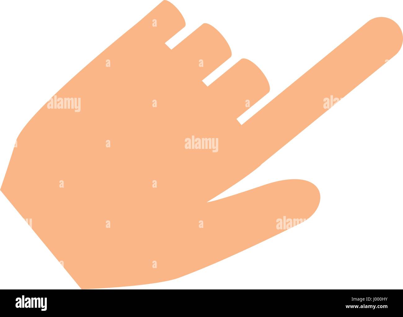 hand human pointer icon vector illustration design Stock Vector Image ...