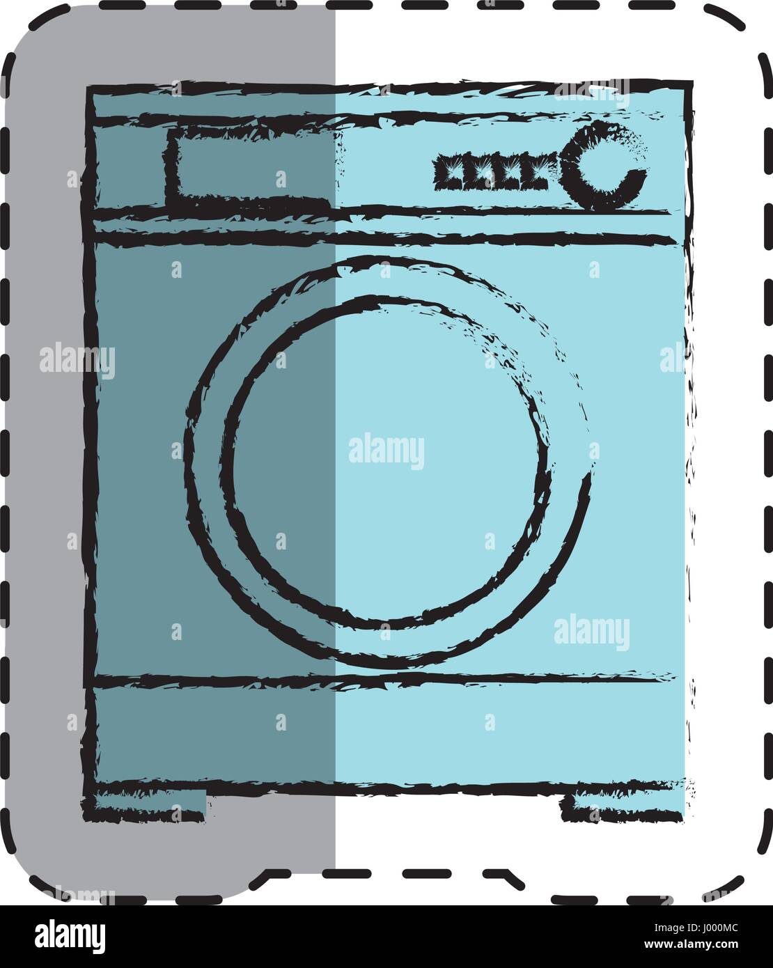 washer machine isolated icon vector illustration design Stock Vector ...