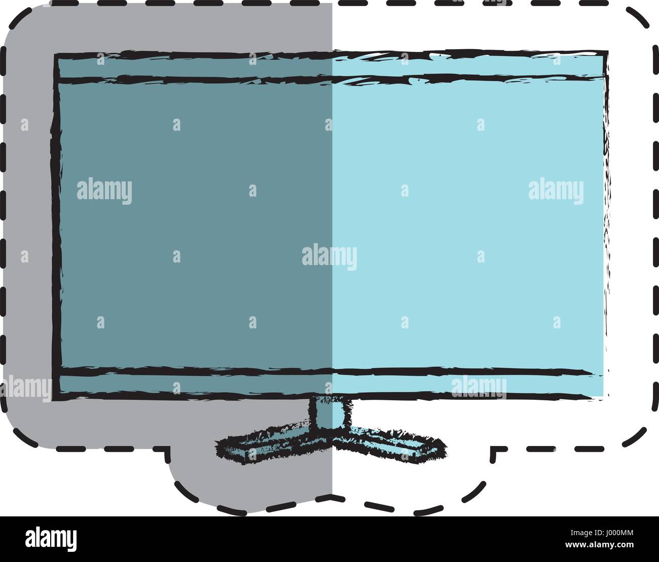 computer desktop with template icon vector illustration design Stock ...