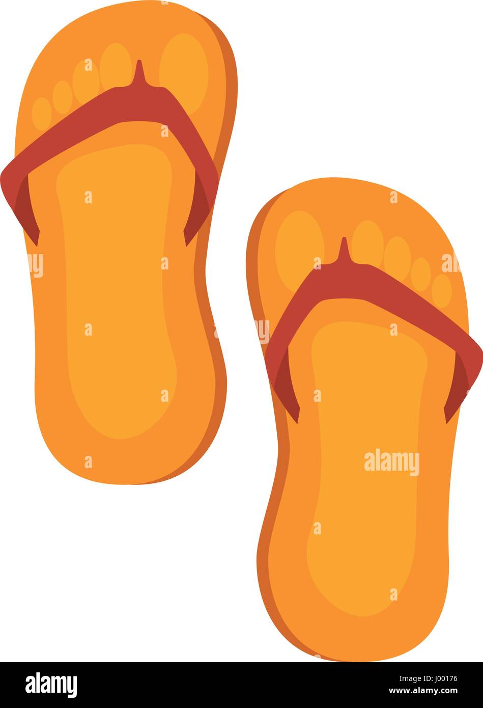 flip flops isolated icon vector illustration design Stock Vector Image & Art - Alamy