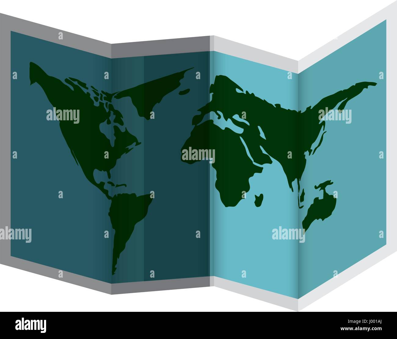 paper map guide icon vector illustration design Stock Vector Image & Art - Alamy