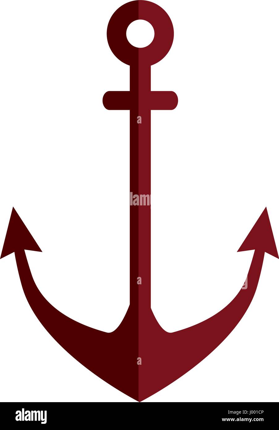 anchor maritime isolated icon vector illustration design Stock Vector ...