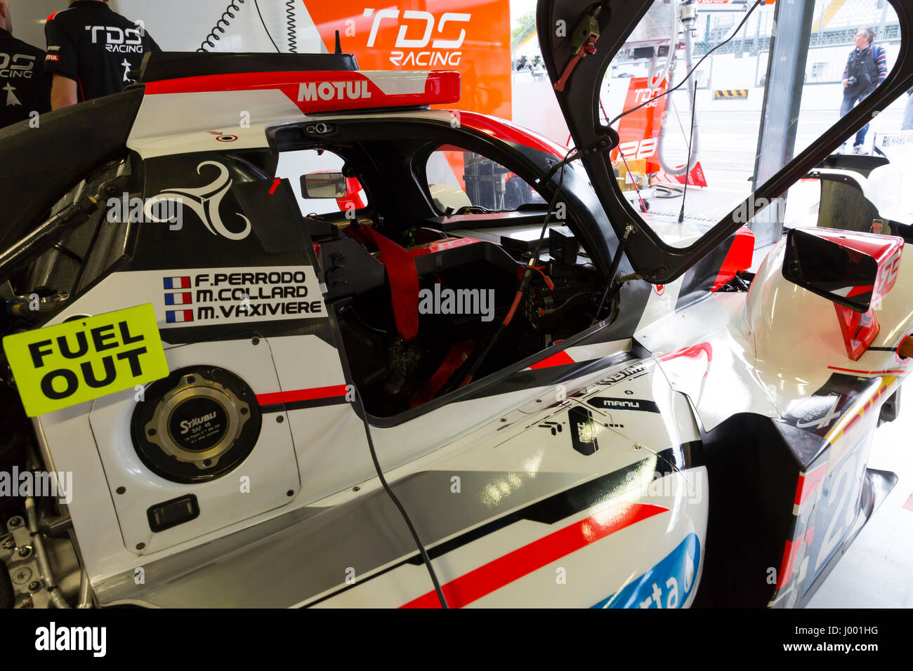 Monza, Italy - April 01, 2017: Oreca 07 - Gibson of G-Drive Racing TDS ...