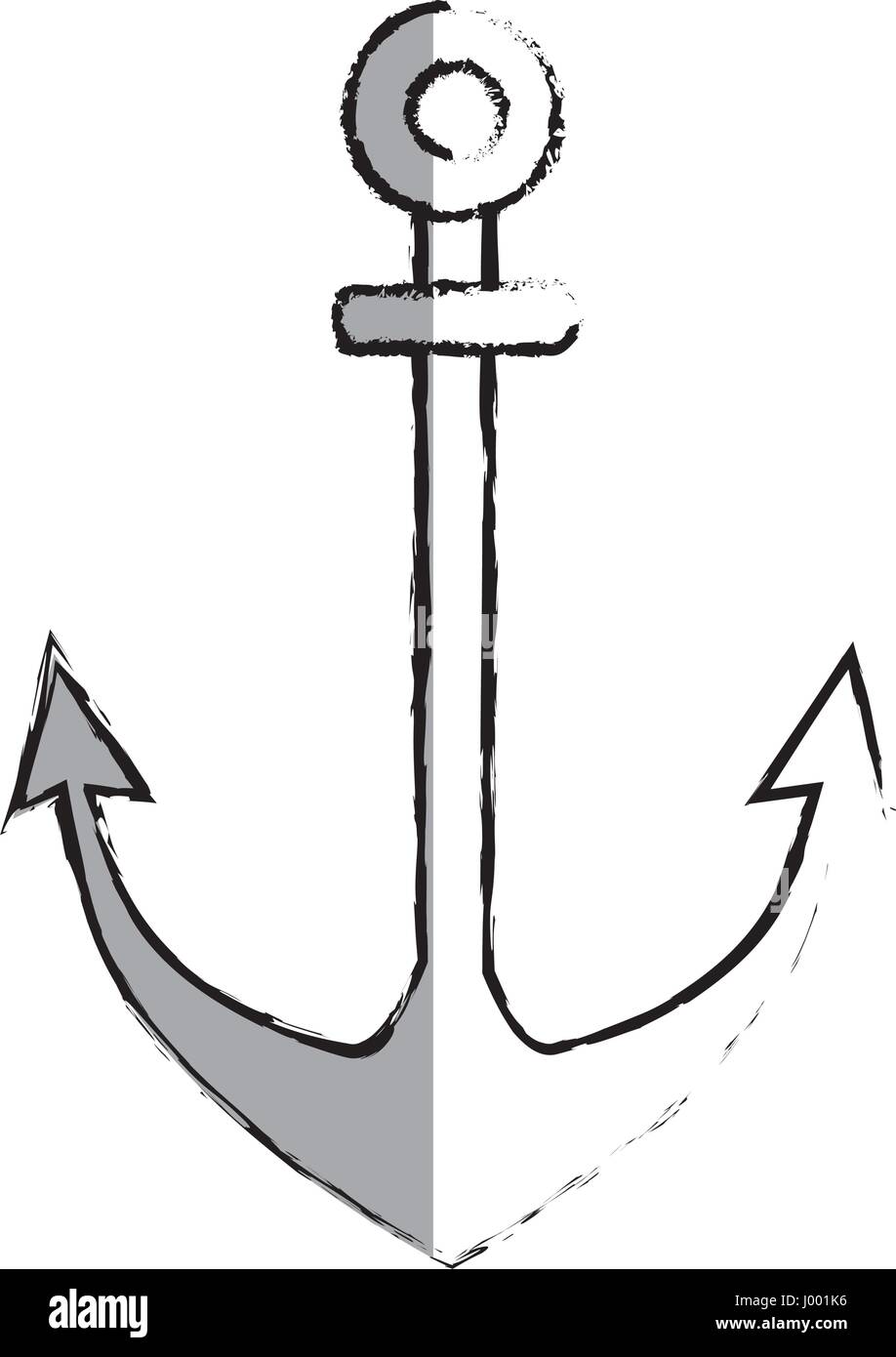 anchor maritime isolated icon vector illustration design Stock Vector ...