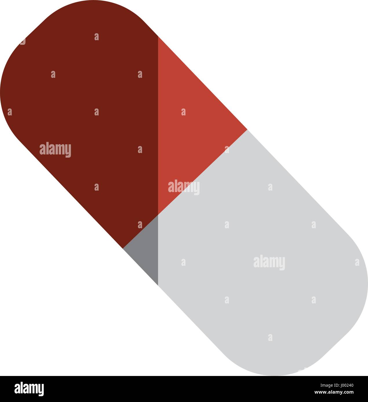 capsule drug isolated icon vector illustration design Stock Vector ...