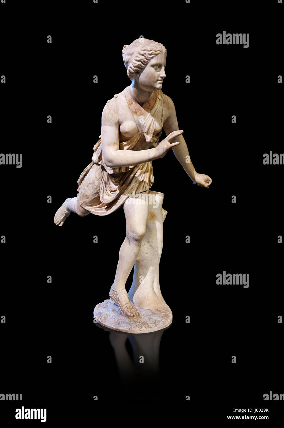 Statue of Atalanta a 2nd century Roman sculpture restored in the 17th ...
