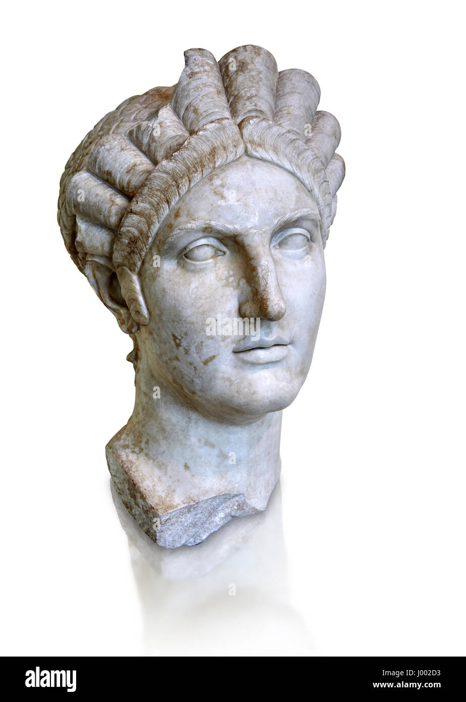 Roman marble portrait bust of Matidia circa119 AD from Via Giolitti ...
