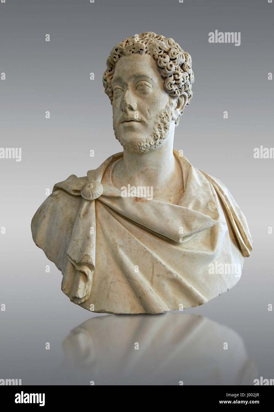 Roman Portrait bust of Roman Emperor Commodus, circa 180 AD excavated ...