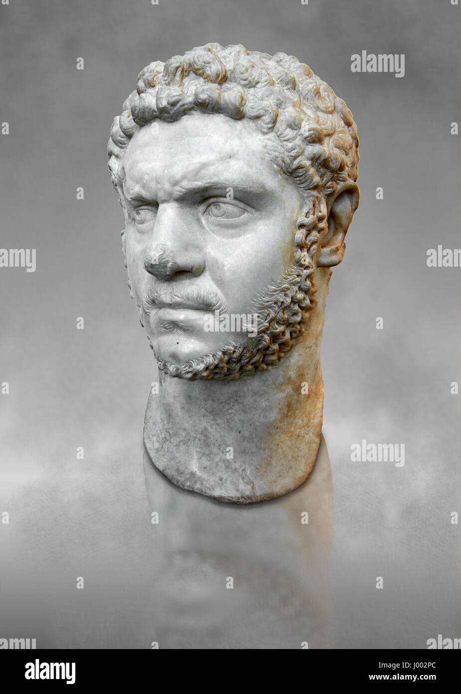 Roman sculpture bust of Marcus Aurelius Severus Antoninus Augustus ...