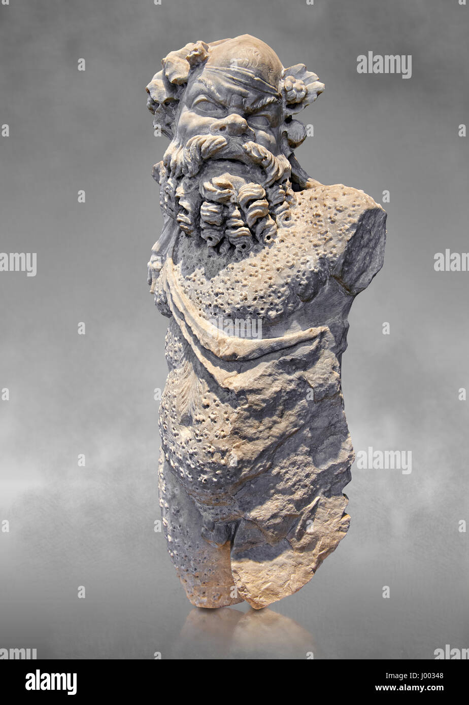 2nd cent AD Roman statue of Silenus or Papposilenus from the Villa ...