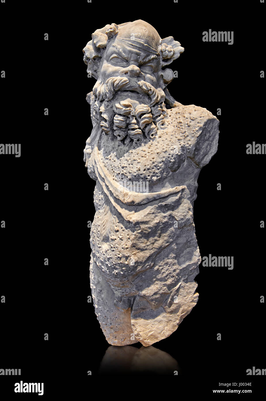 2nd cent AD Roman statue of Silenus or Papposilenus from the Villa ...