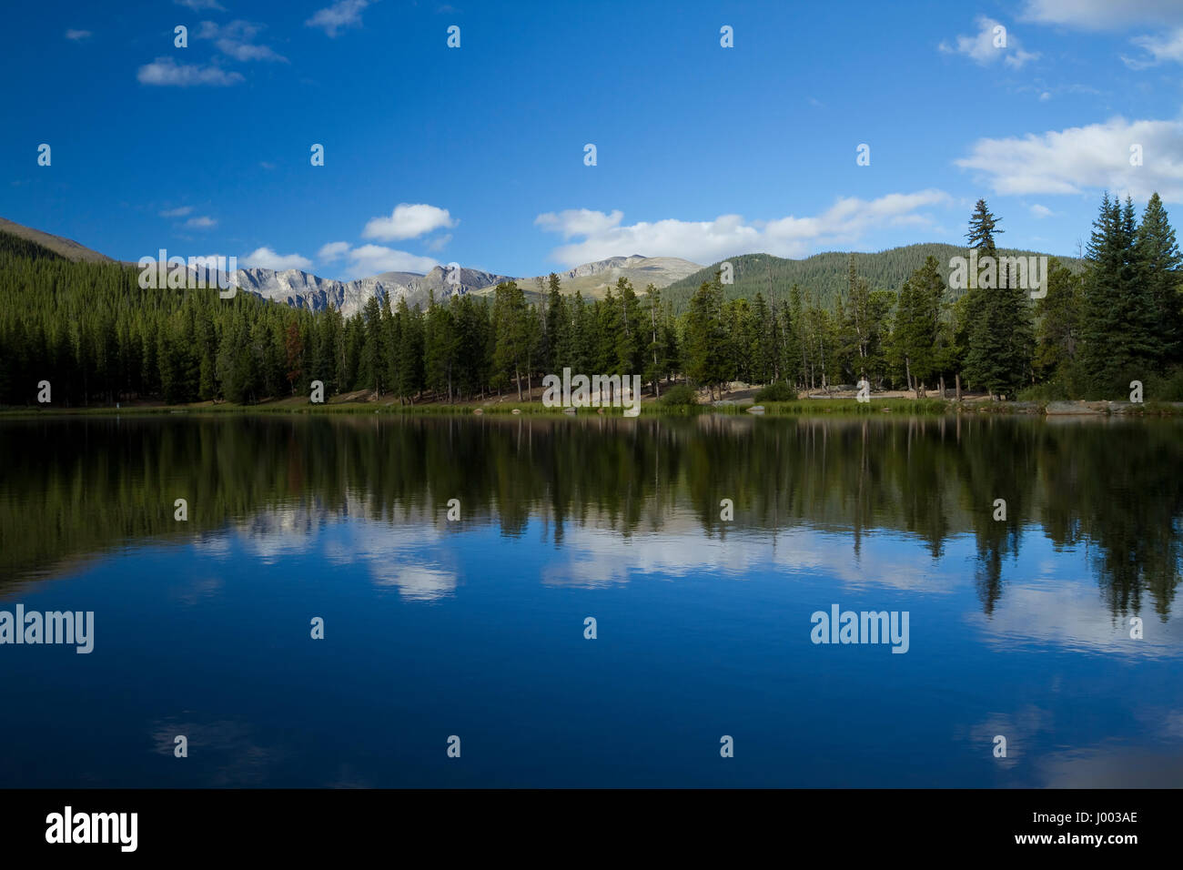 Mt. Evans Echo Lake - A colorado mountain scenic landscape Stock Photo ...