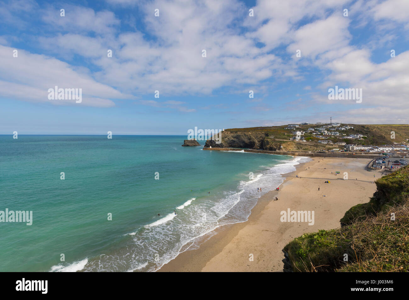 Portreath Beach, Cornwall, England Stock Photo - Alamy