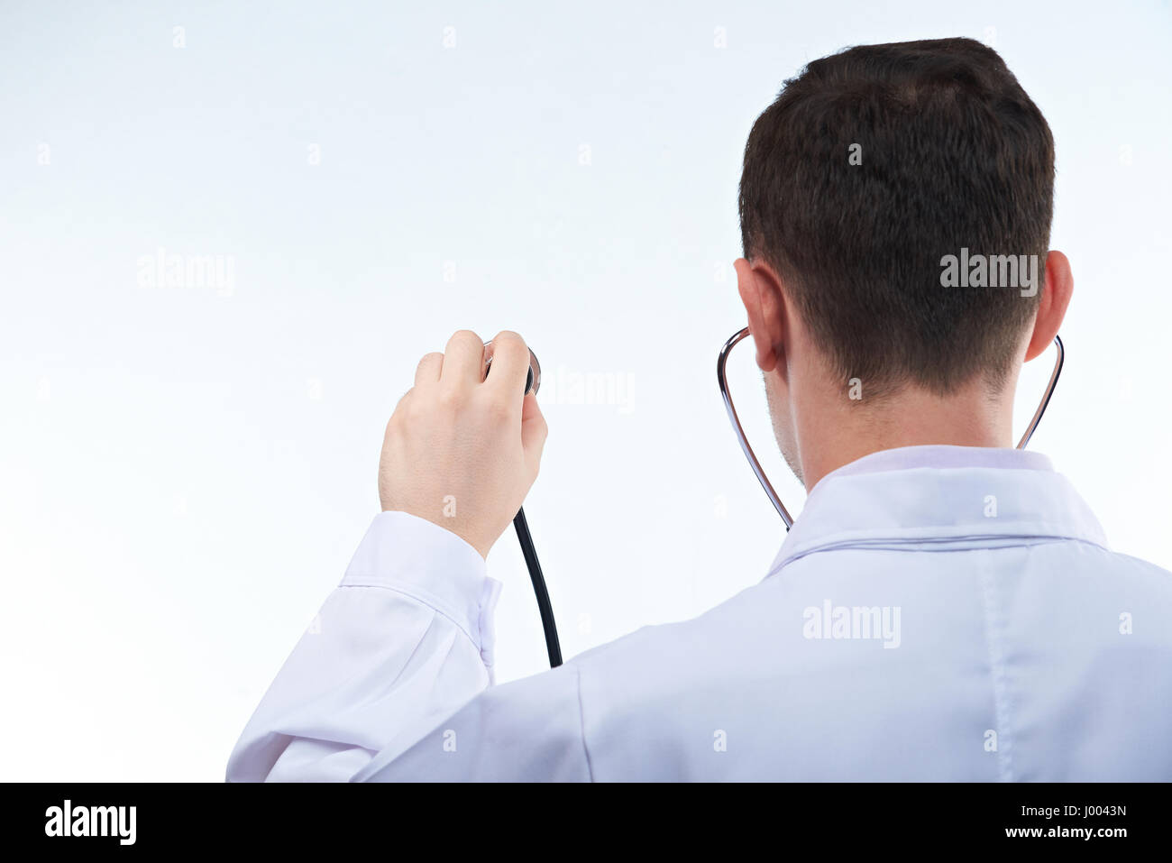 Doctor back view hi-res stock photography and images - Alamy