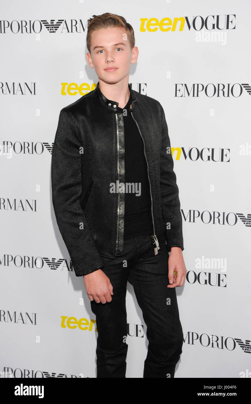 Garrett Wareing attends the Teen Vogue Young Hollywood Issue Party on ...