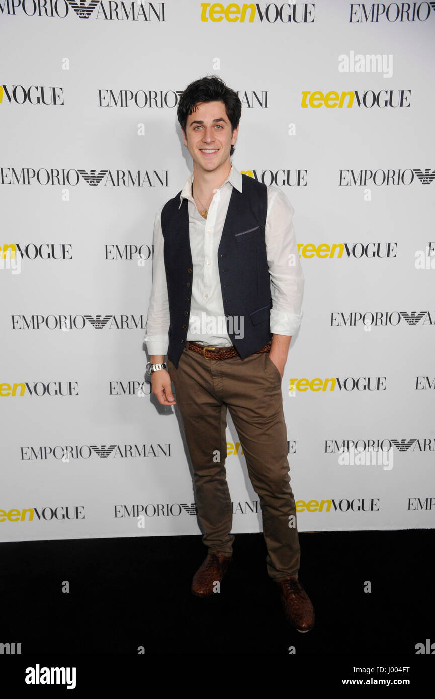 David Henrie attends the Teen Vogue Young Hollywood Issue Party on ...