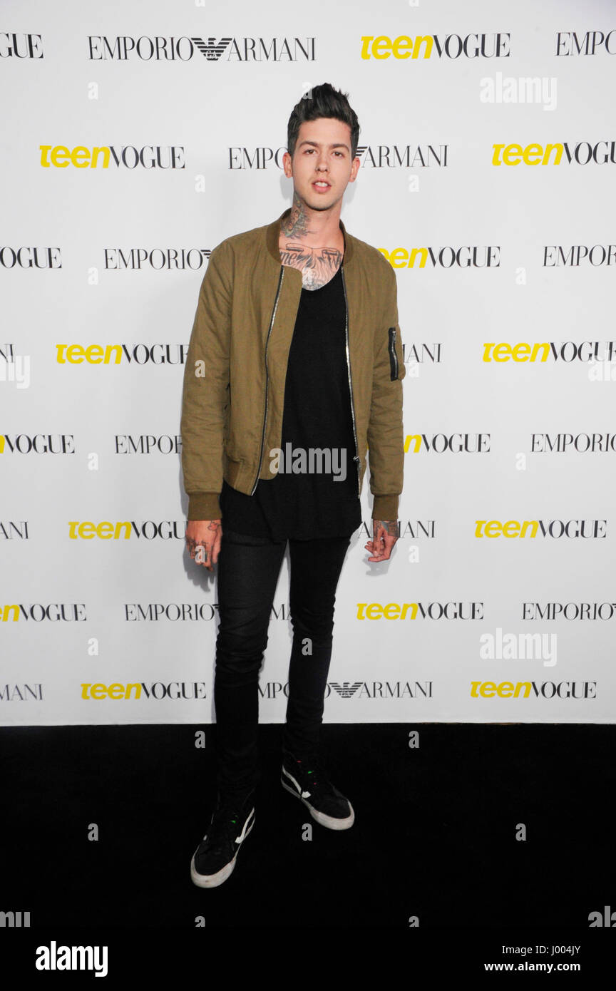 Travis Mills aka T. Mills attends the Teen Vogue Young Hollywood Issue ...