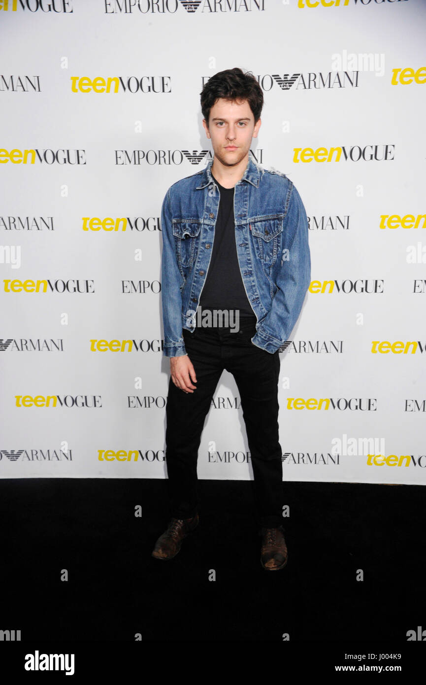 Travis Tope attends the Teen Vogue Young Hollywood Issue Party on ...