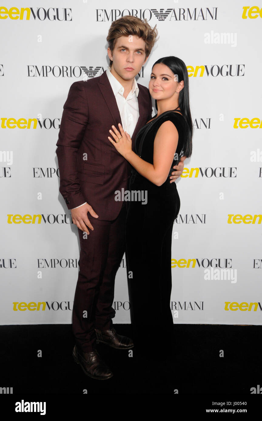 Ariel Winter (r) and Laurent Claude Gaudette attend the Teen Vogue ...