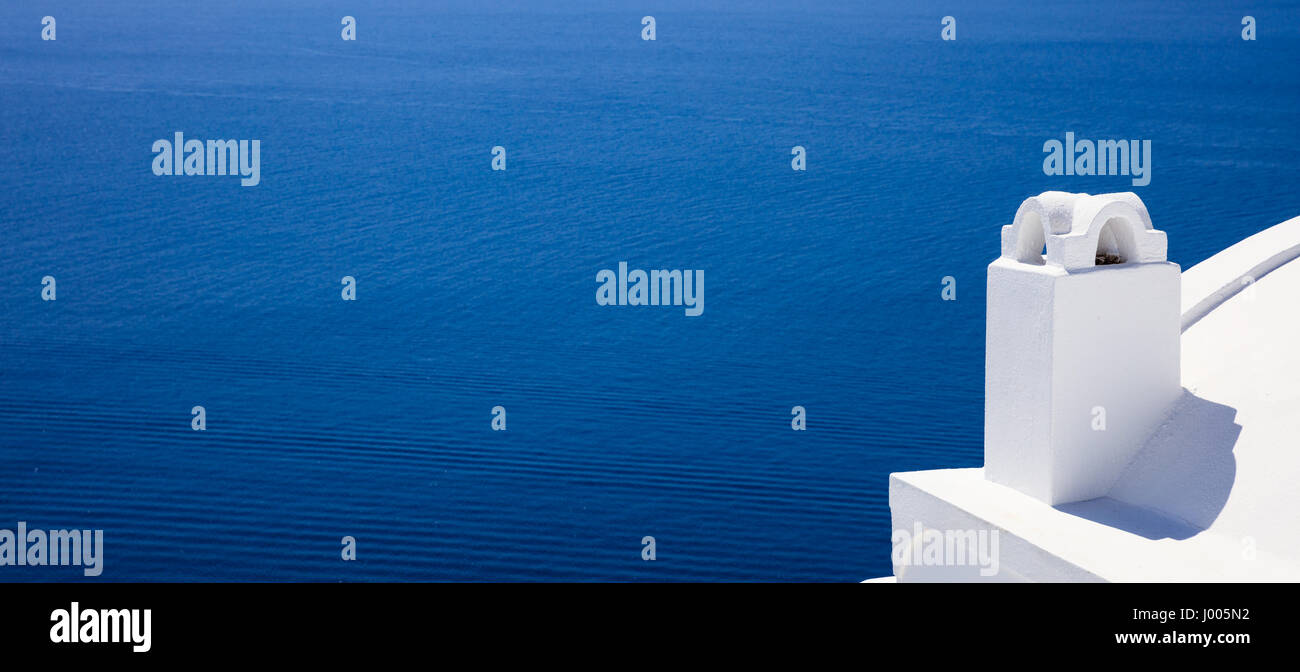 Whitewashed chimney santorini hi-res stock photography and images - Alamy