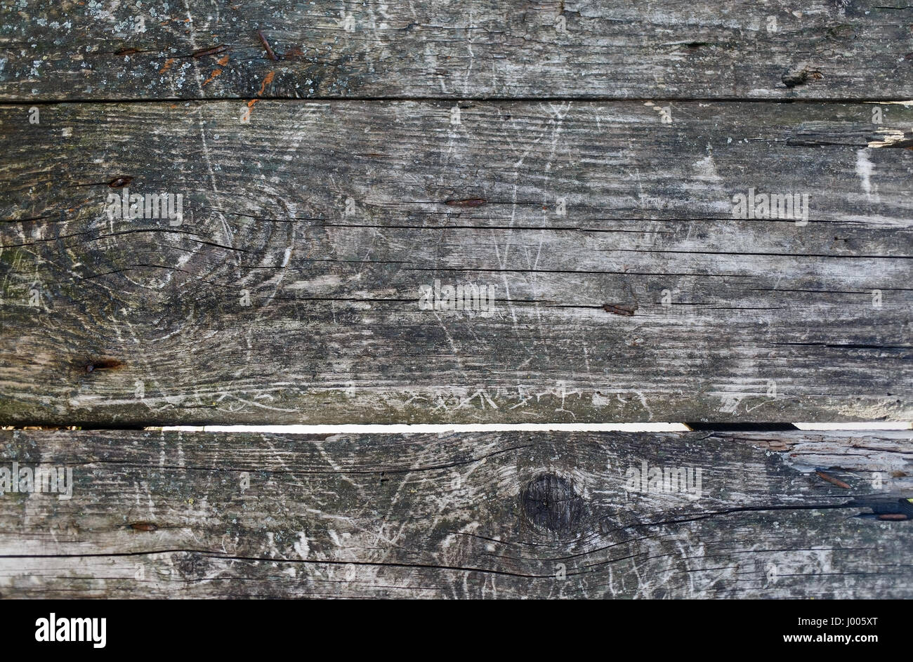 Old wooden background. Rustic weathered barn wood texture with knots ...