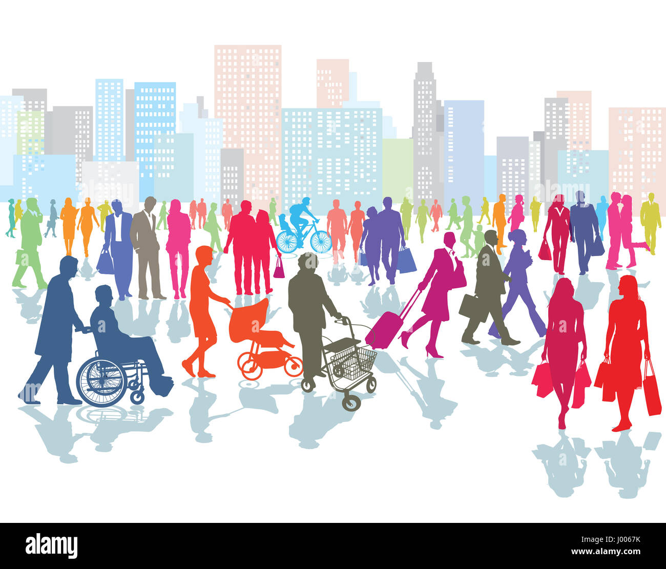 Group people children on square hi-res stock photography and images - Alamy