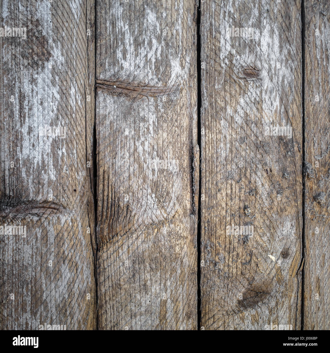Wood texture background. Rustic weathered wooden planks with knots ...