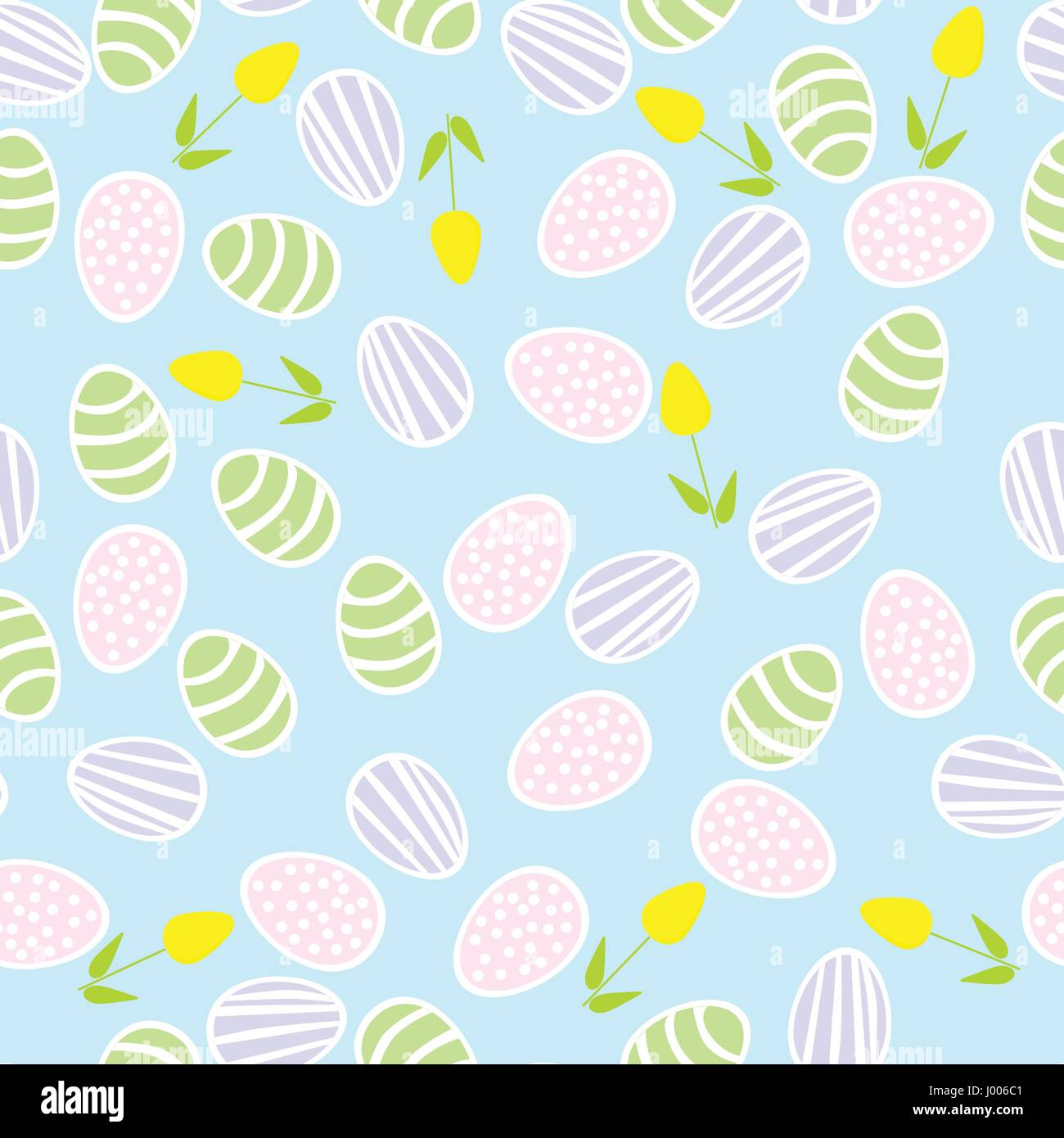 Seamless pattern of Easter eggs Stock Vector Image & Art - Alamy