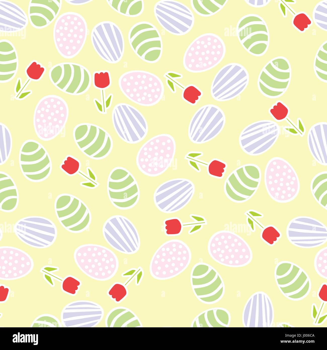 Seamless pattern of Easter eggs Stock Vector Image & Art - Alamy