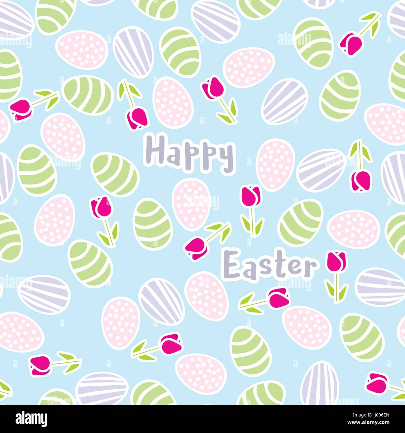 Seamless pattern of Easter eggs Stock Vector Image & Art - Alamy