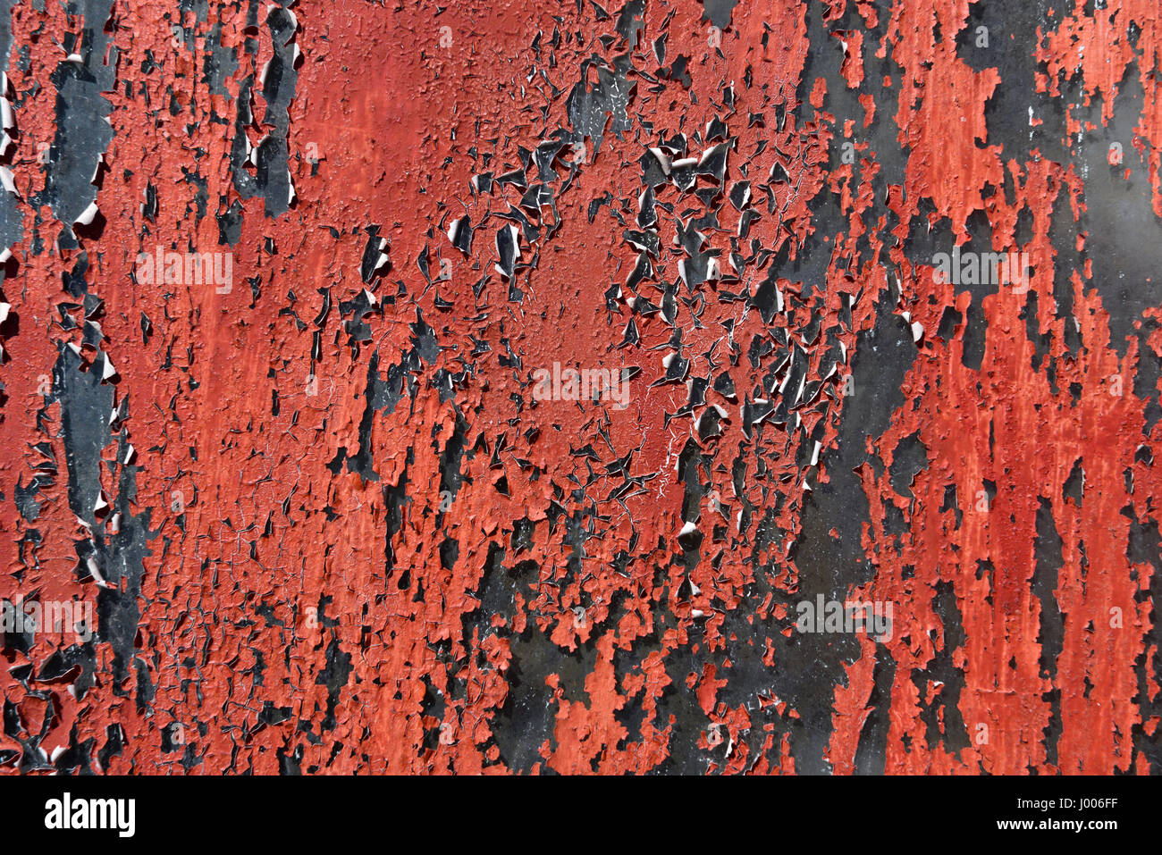 Red painted weathered background. A window glass painted in red Stock ...
