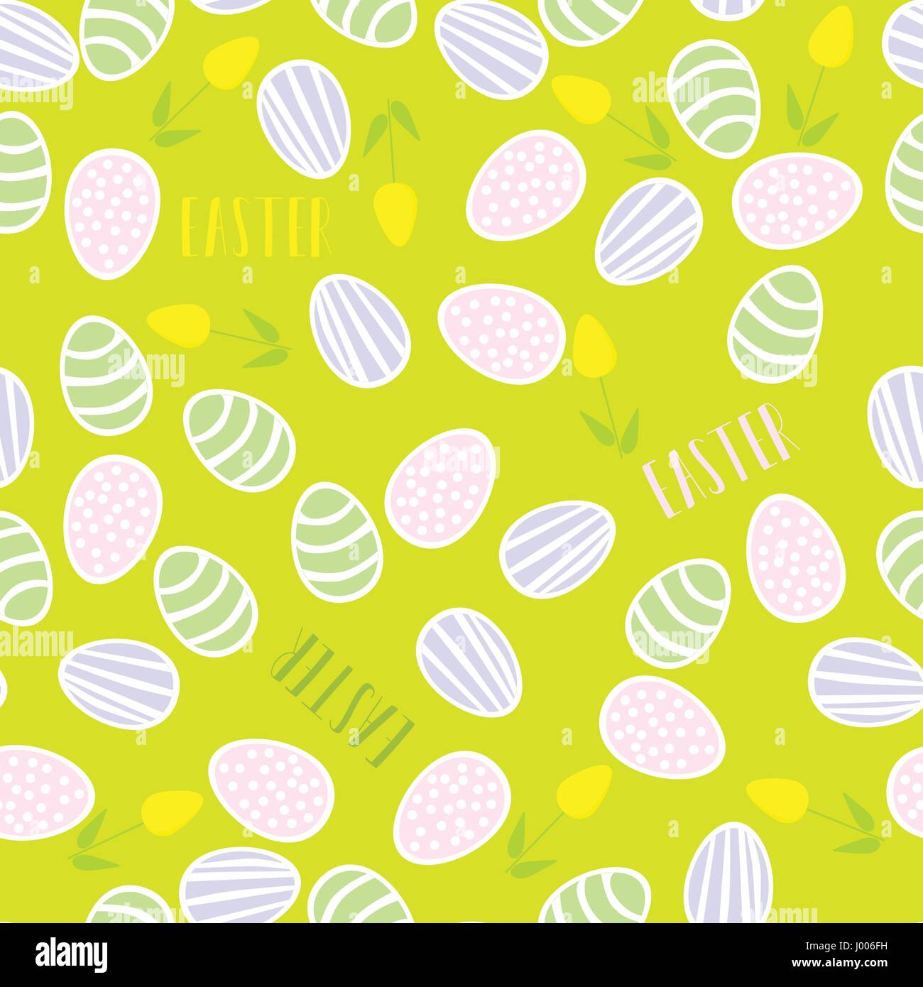 Seamless pattern of Easter eggs Stock Vector Image & Art - Alamy