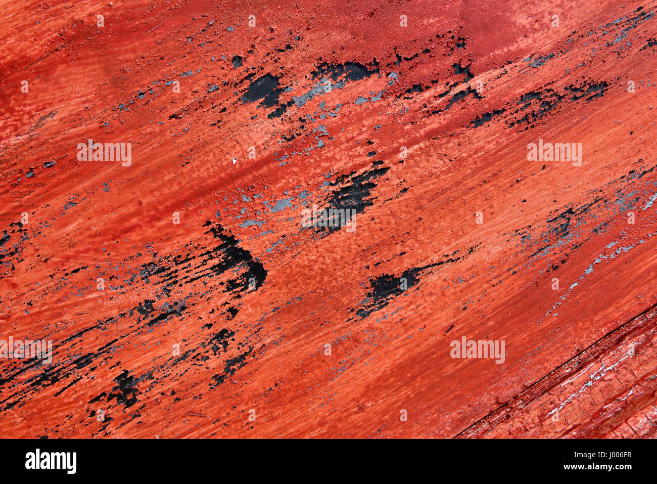 Red painted weathered background. A window glass painted in red Stock ...