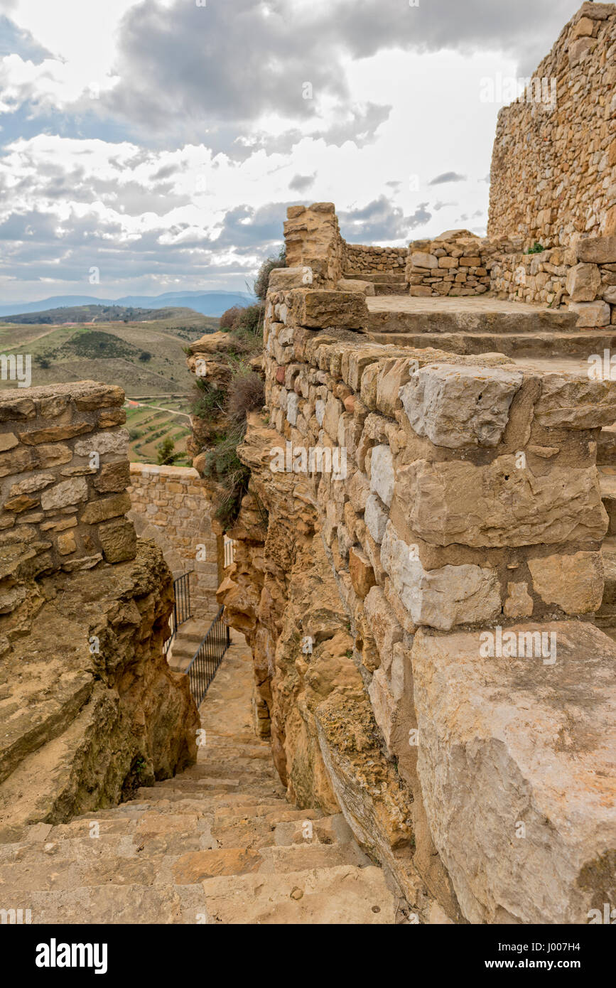 The town of Culla in Castellón, Valencia Stock Photo - Alamy