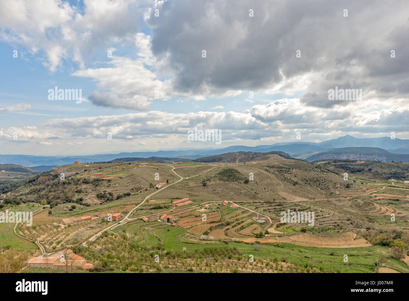 The town of Culla in Castellón, Valencia Stock Photo - Alamy