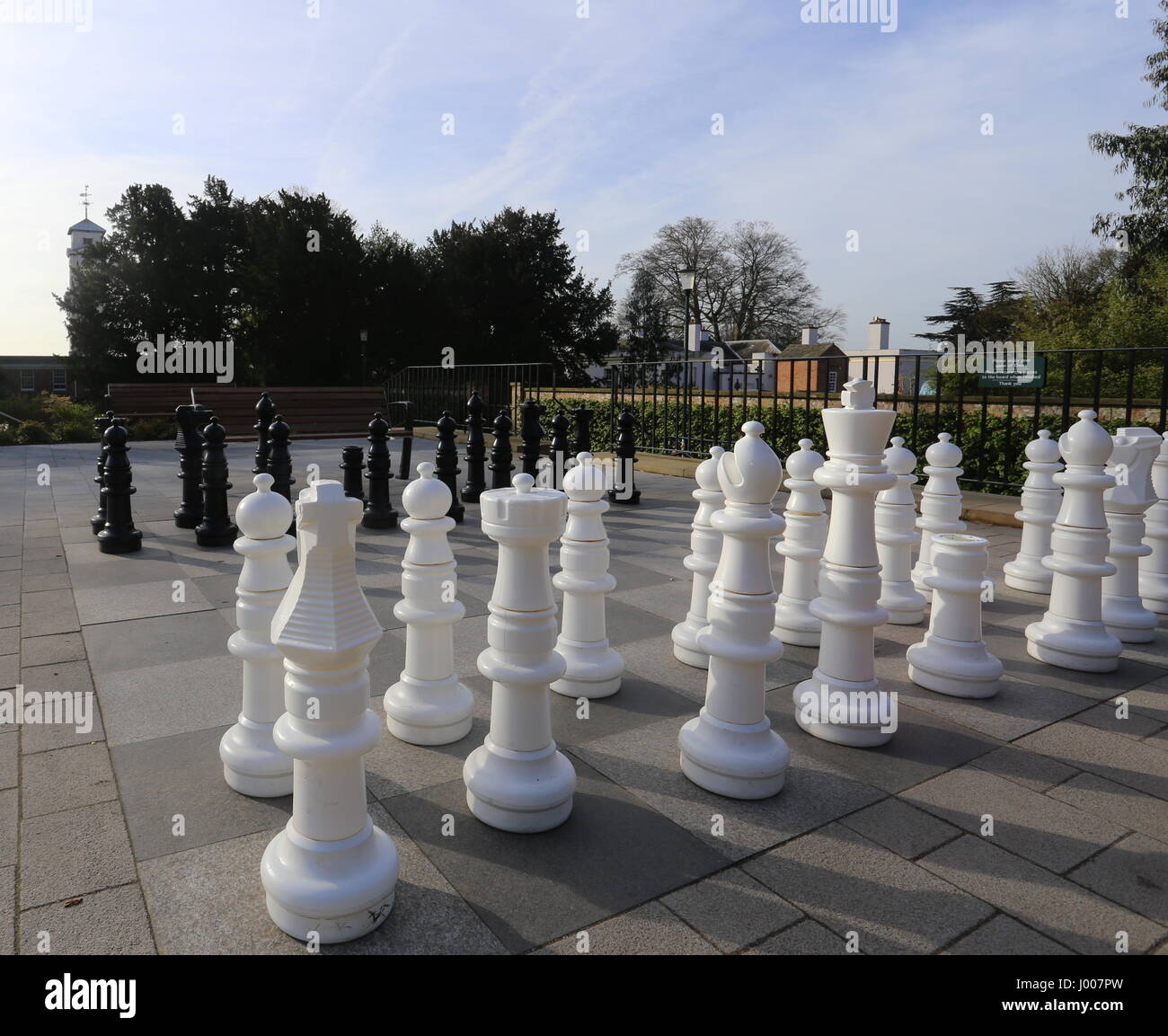 Giant chess set University of Nottingham UK April 2017 Stock Photo - Alamy