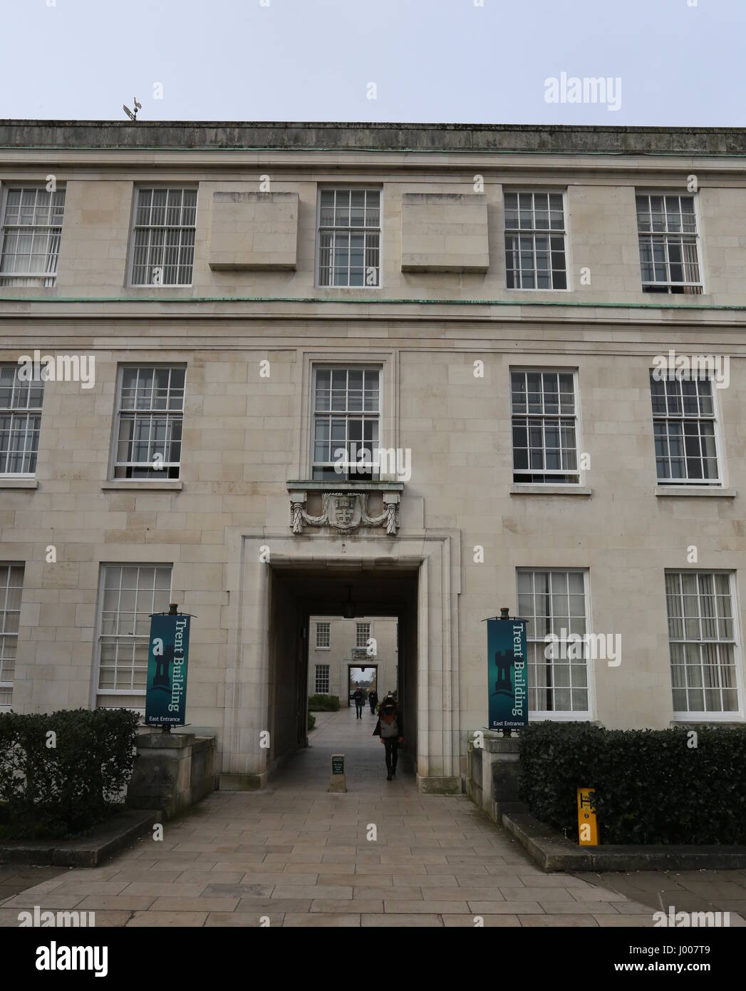 Exterior of Trent Building Nottingham University UK April 2017 Stock ...