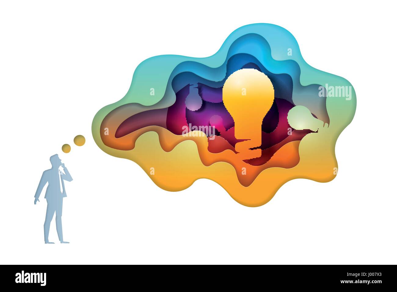 Creativity business solution Cut Out Stock Images & Pictures - Alamy