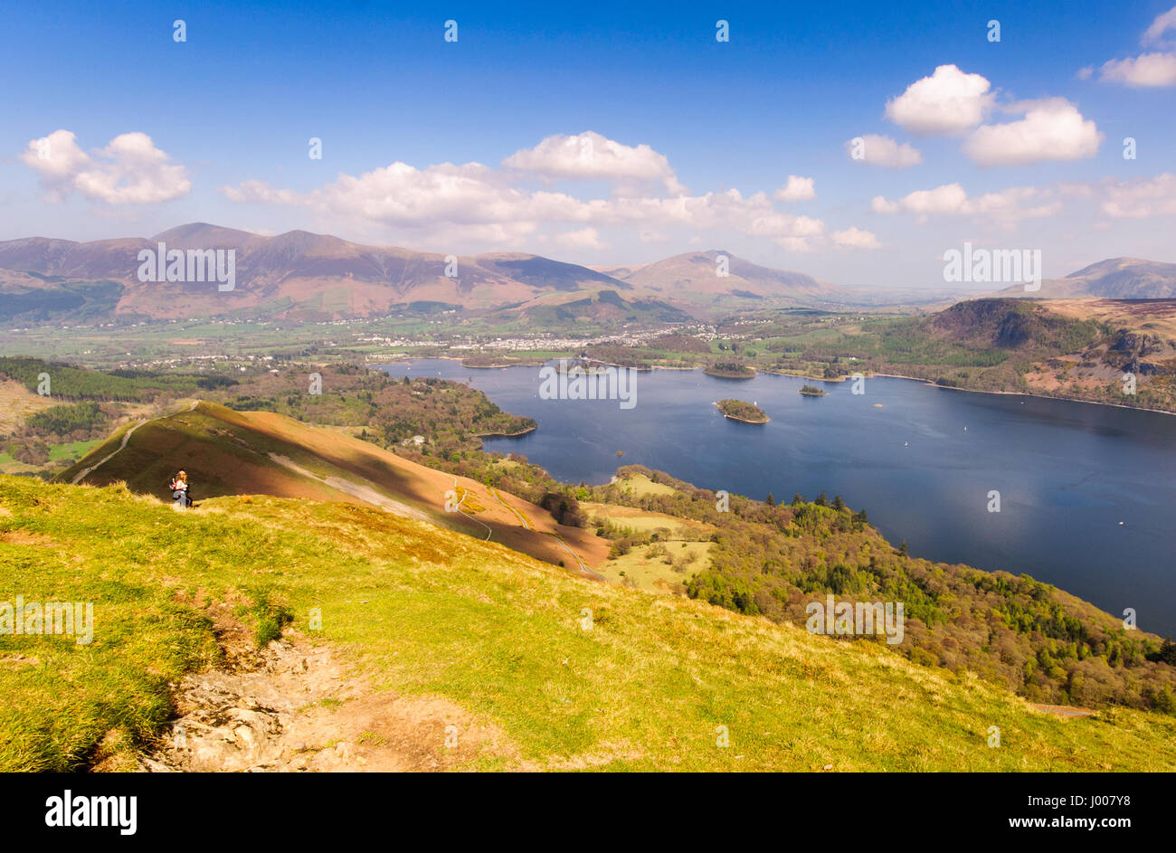 Keswick lake district mountain hi-res stock photography and images - Alamy
