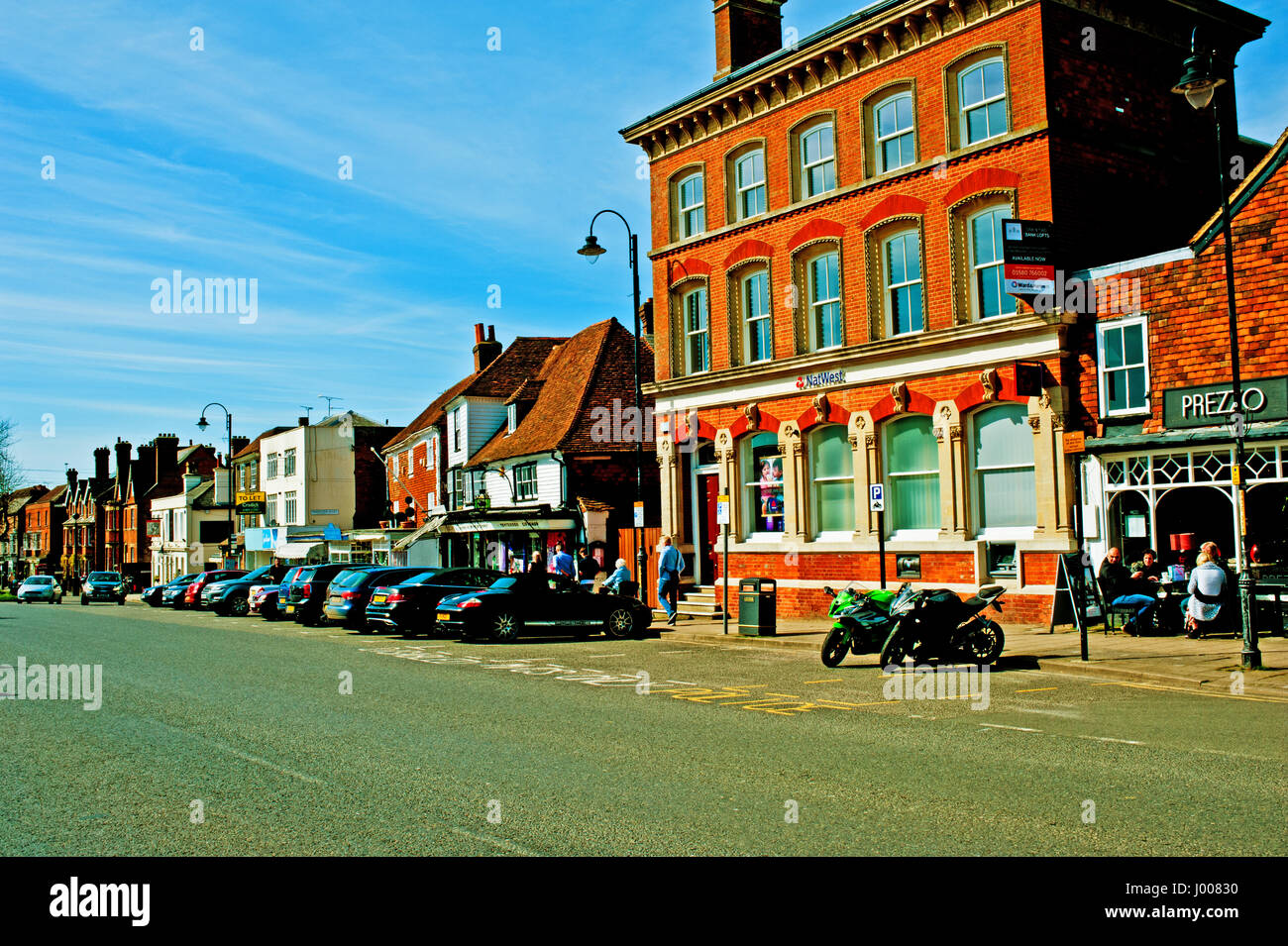 Tenterden high street, Tenterden, Kent Stock Photo - Alamy