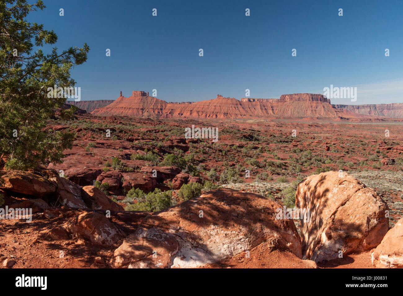 Richardson Amphitheater aka Professor Valley near Moab, Utah Stock ...